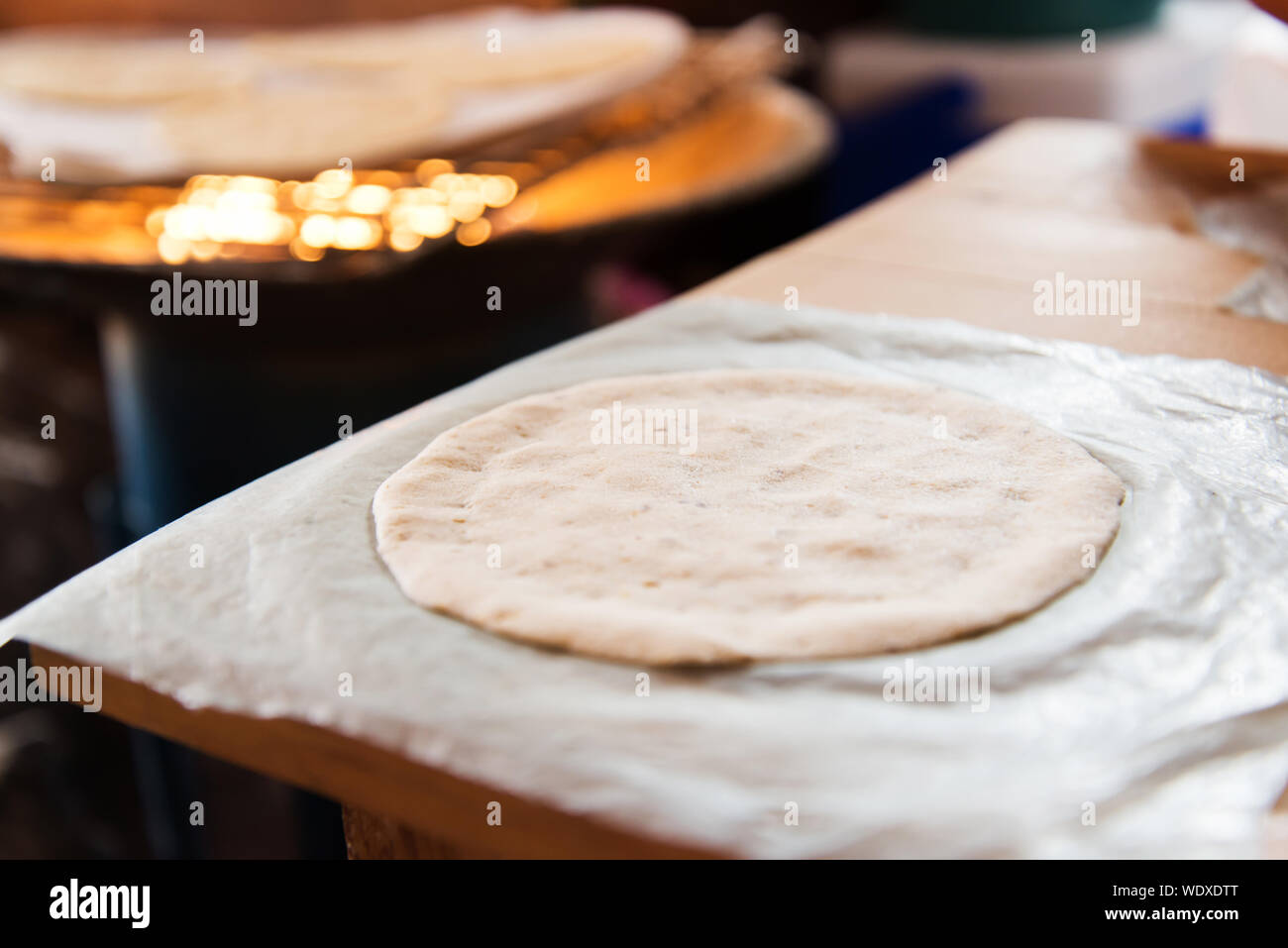 Hand made corn tortillas Stock Photo - Alamy