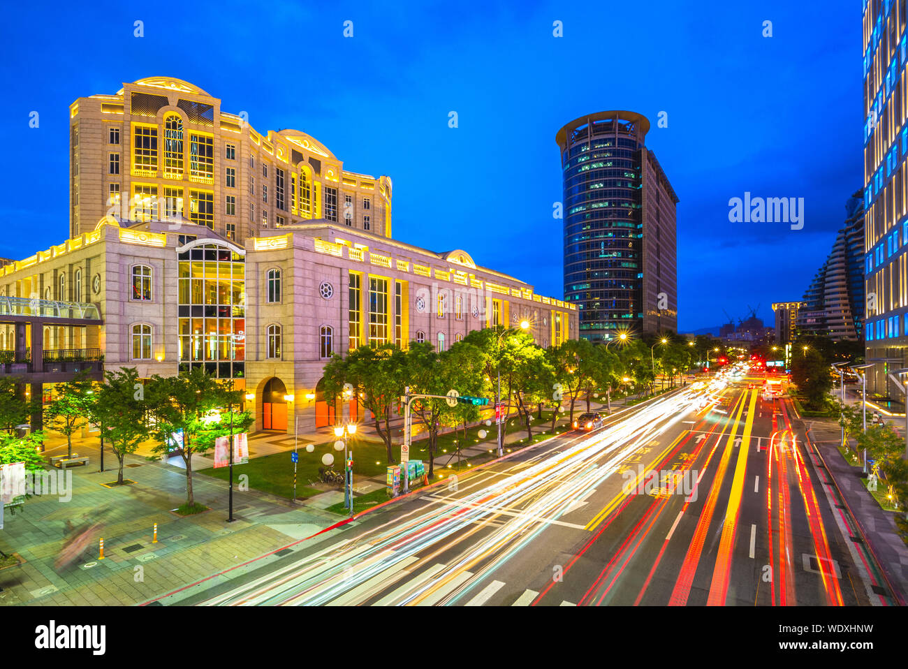 night view of taipei, taiwan Stock Photo - Alamy
