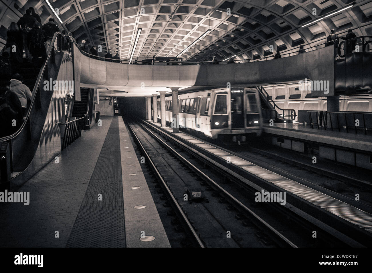 People entering train hi-res stock photography and images - Alamy