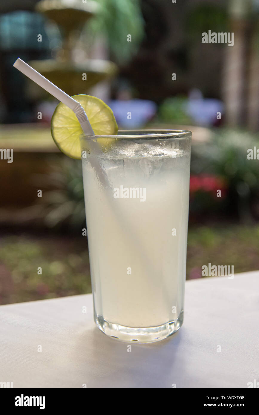 Cold drinks served in a glass Stock Photo - Alamy