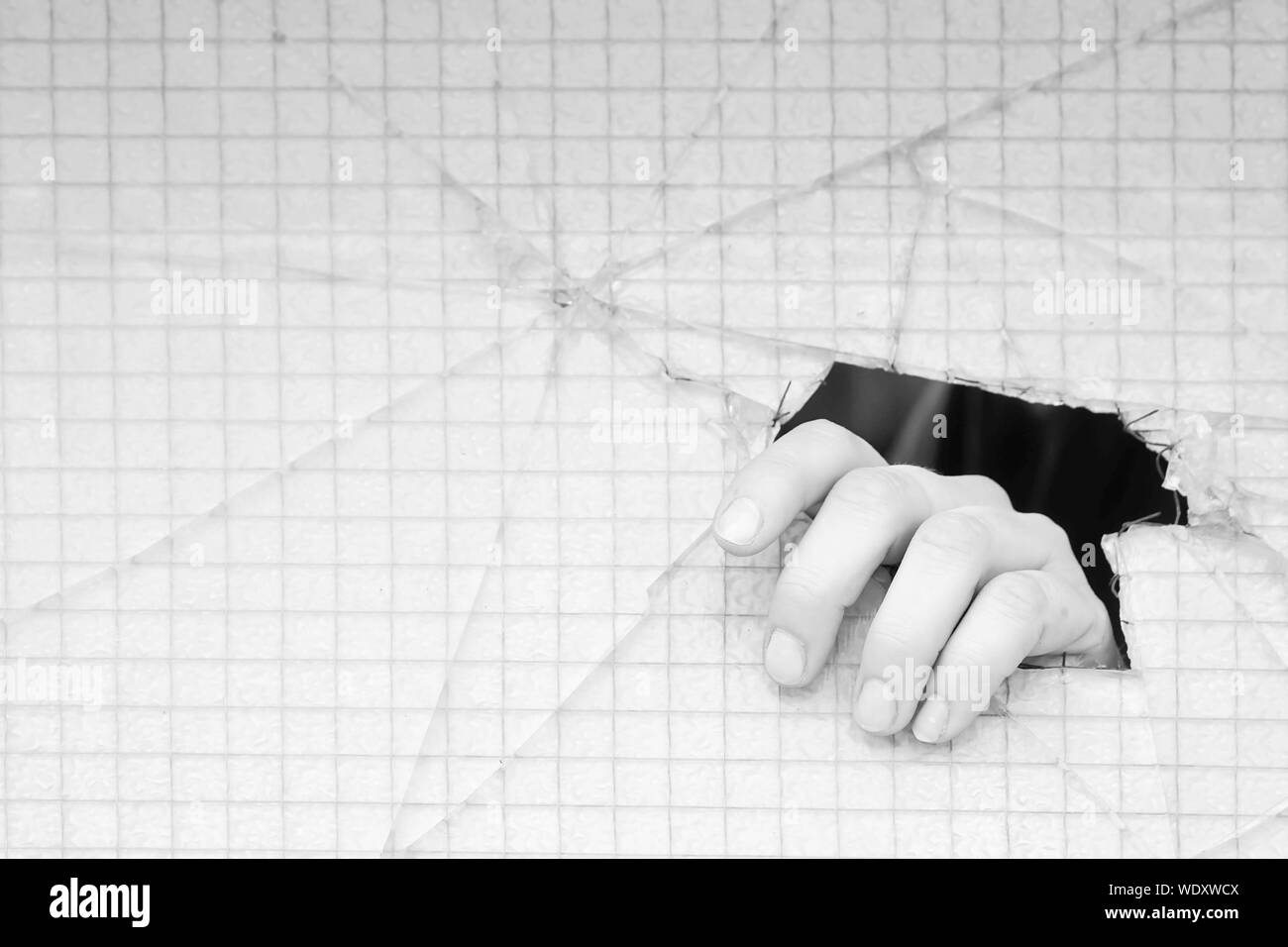 Hand broken hi-res stock photography and images - Alamy