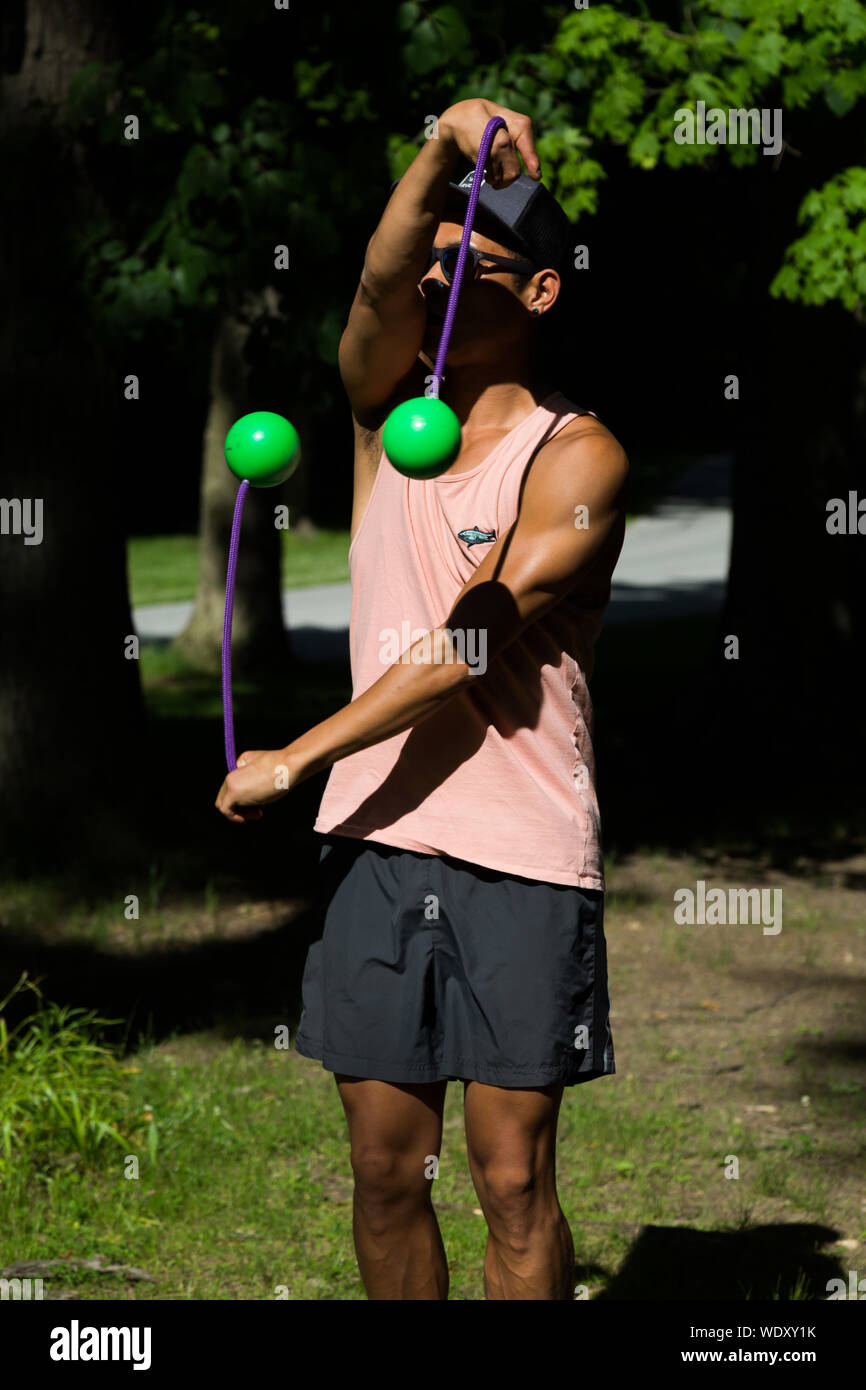 Poi balls hi-res stock photography and images - Alamy