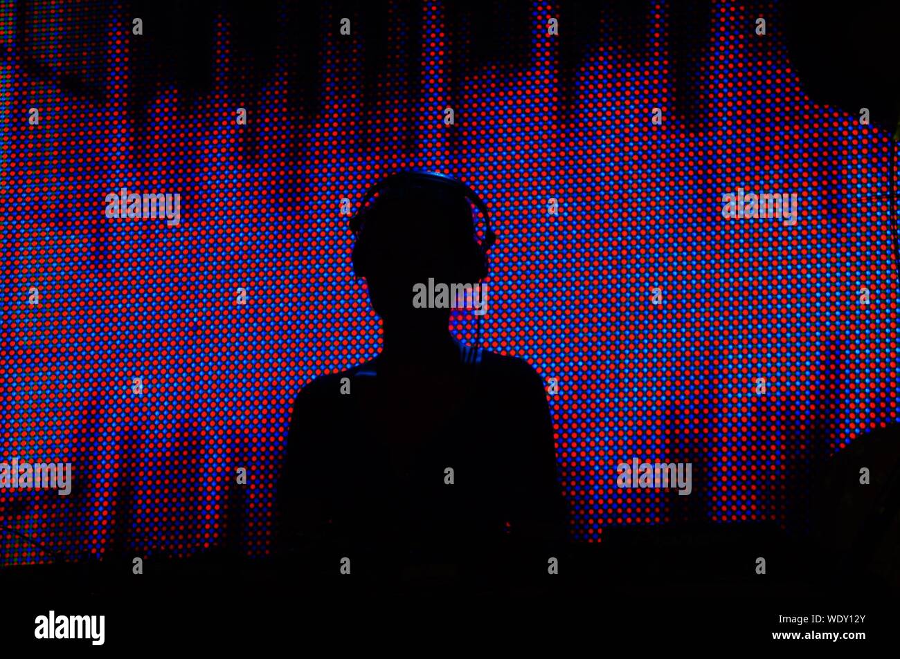 Dj screen hi-res stock photography and images - Alamy