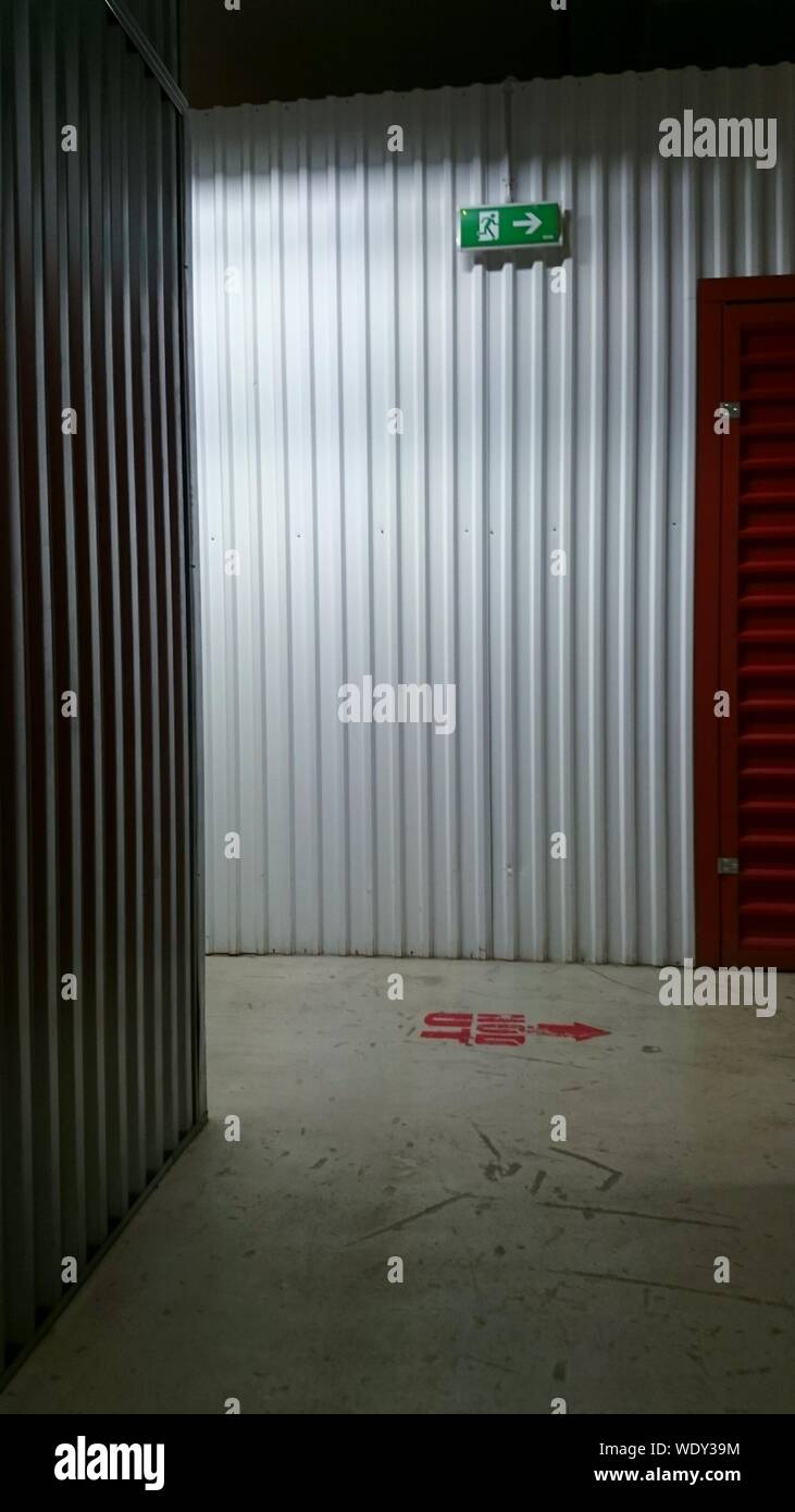 Exterior Exit Sign High Resolution Stock Photography and Images - Alamy