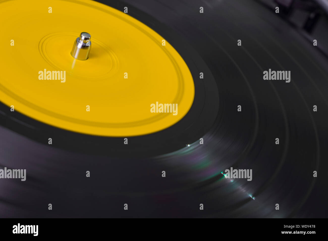 Yellow Turntable High Resolution Stock Photography and Images - Alamy