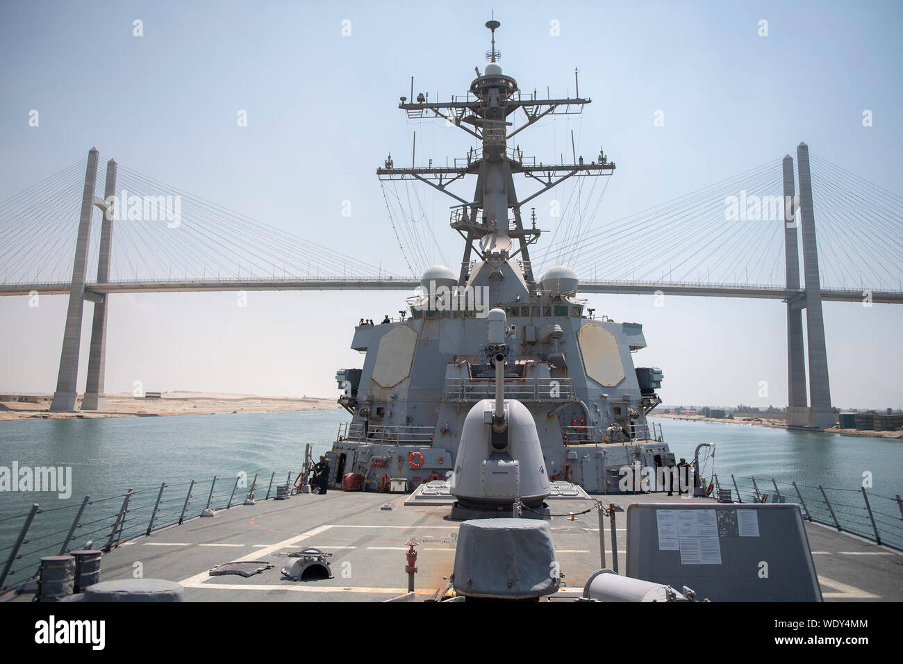 190826-N-RG171-1060 SUEZ CANAL (Aug. 26, 2019) The guided-missile ...