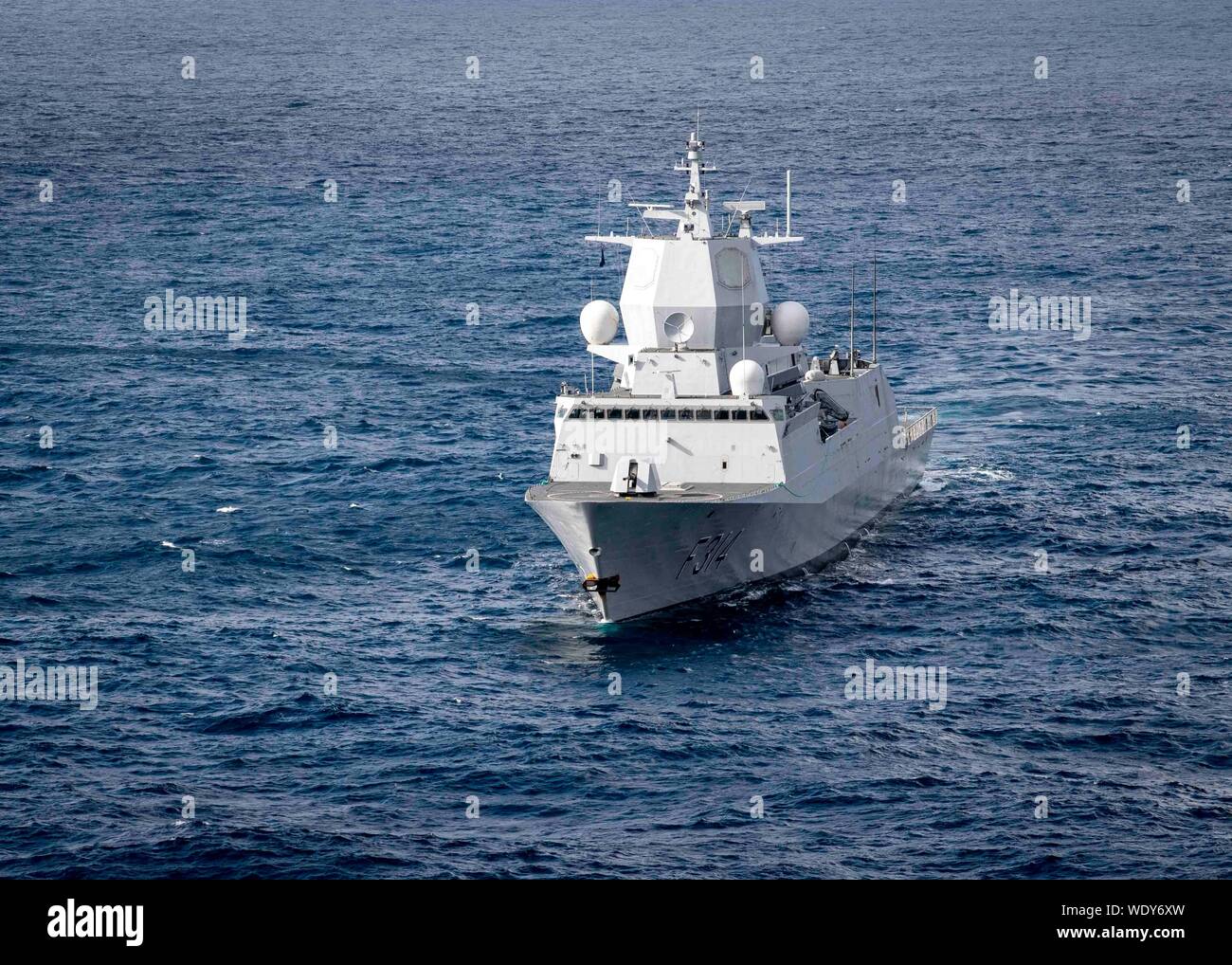 190827-N-UB406-0858 ATLANTIC OCEAN (Aug. 27, 2019) The Royal Norwegian ...