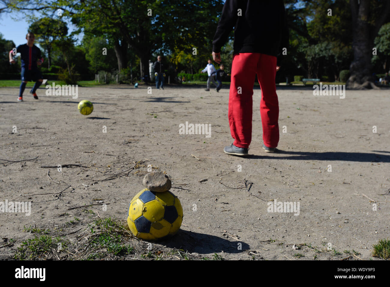 Soccer playground hi-res stock photography and images - Alamy