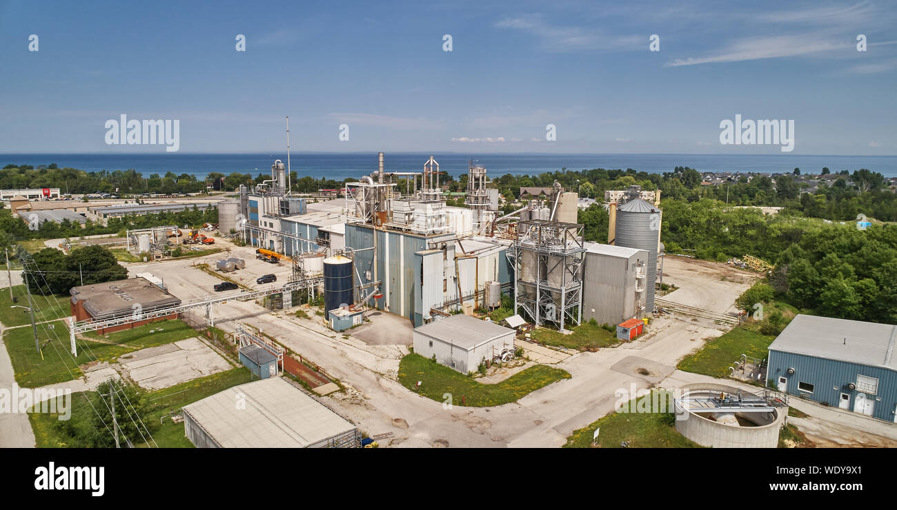 Old methanol production plant Stock Photo - Alamy