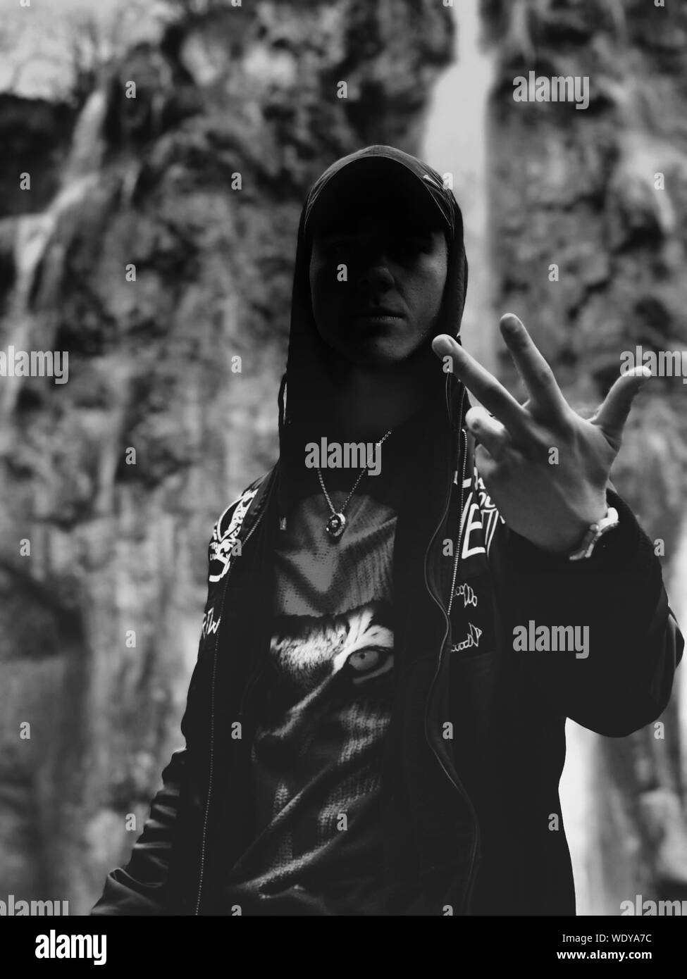 Peace sign Black and White Stock Photos & Images - Alamy