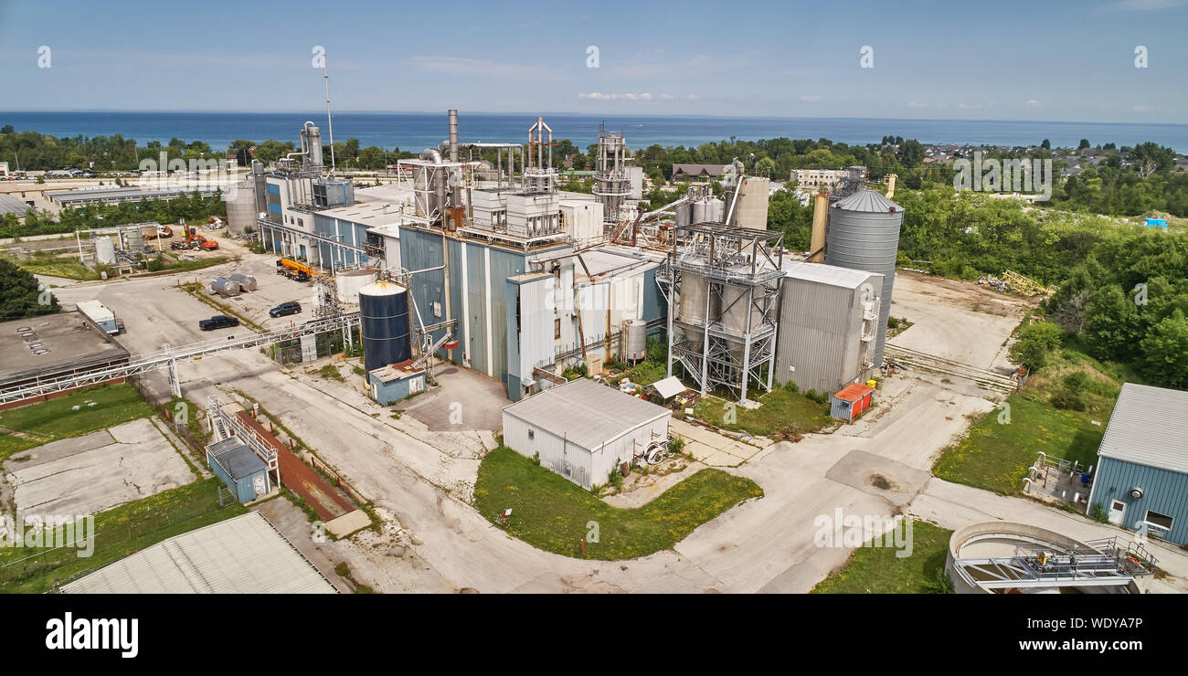 Old methanol production plant Stock Photo - Alamy