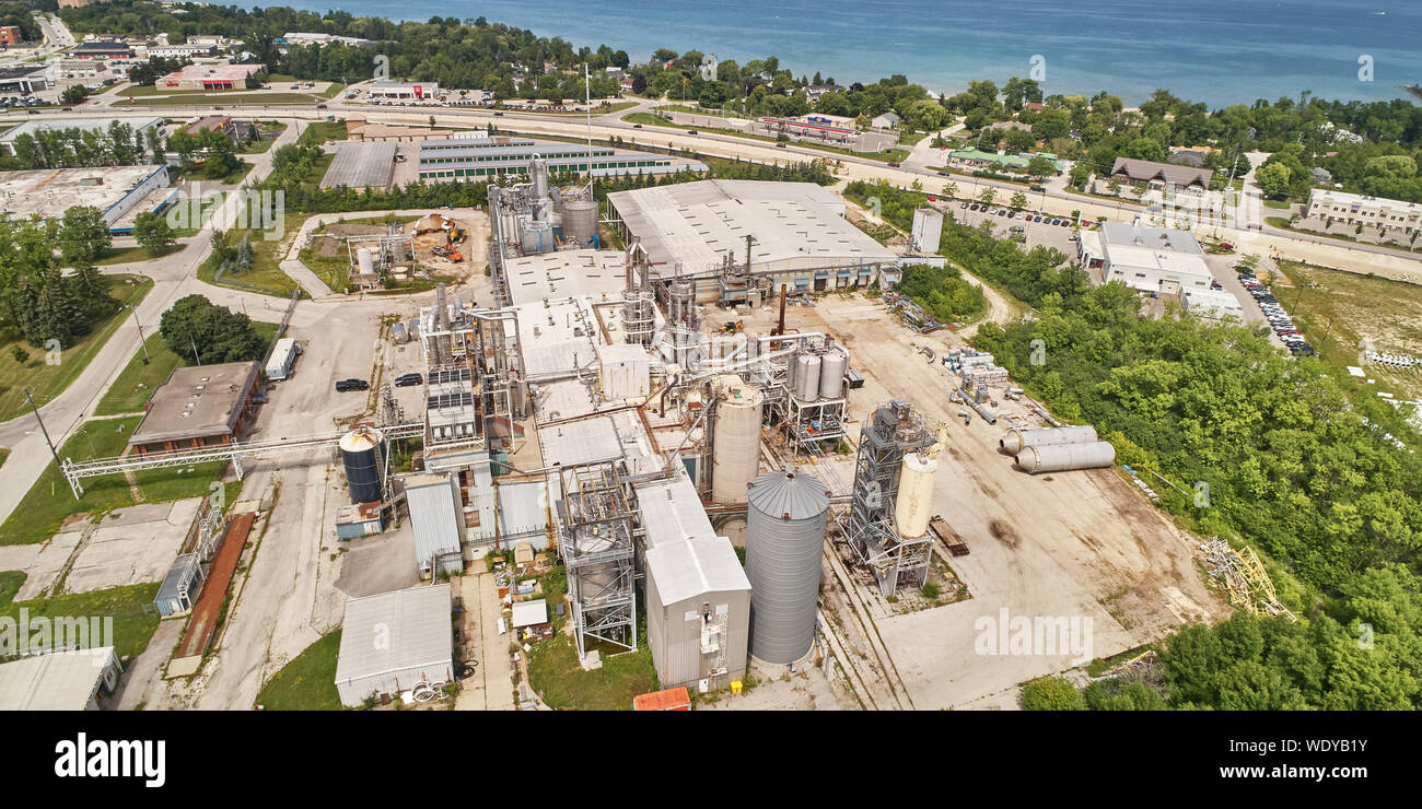 Old methanol production plant Stock Photo - Alamy