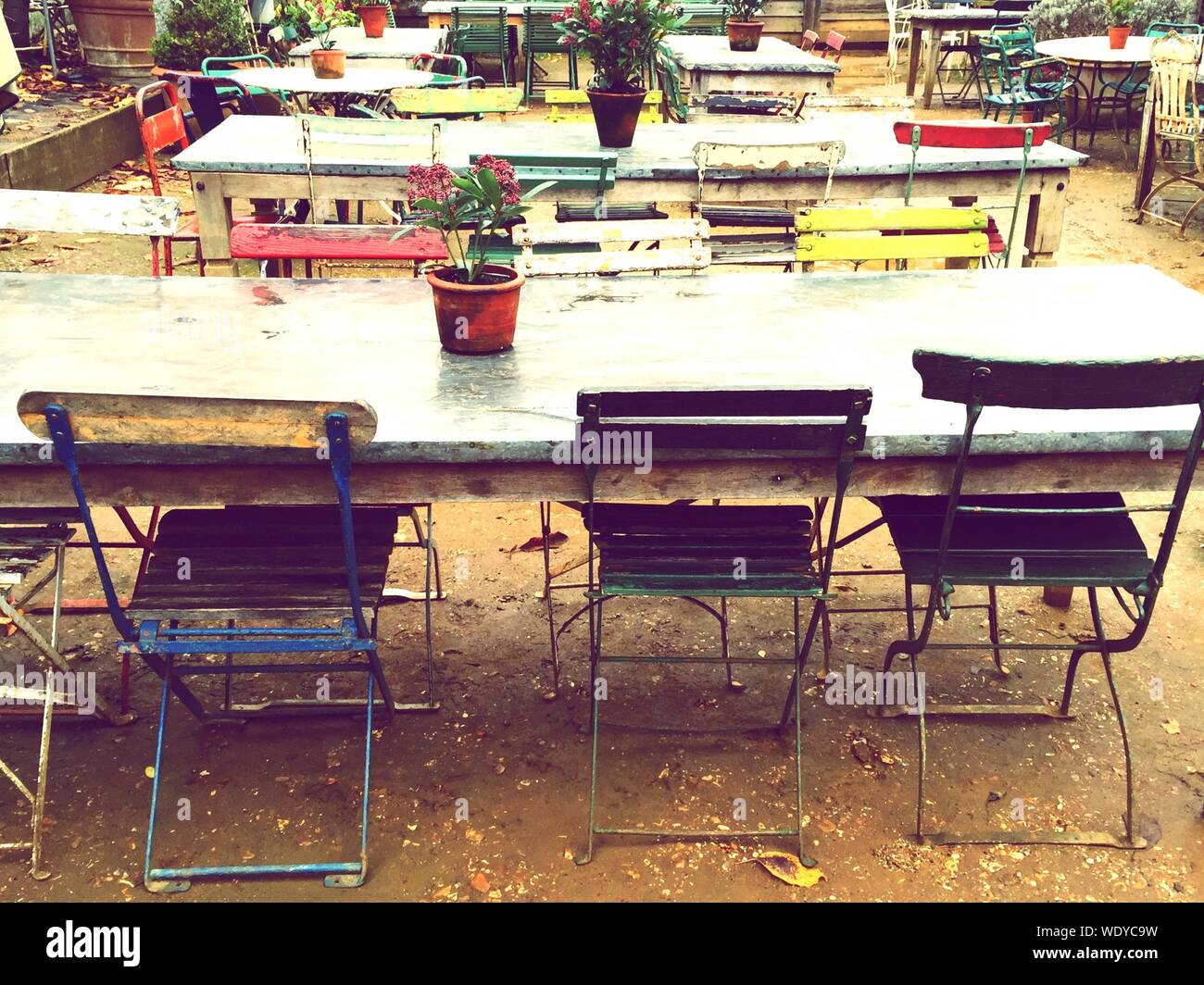 Old Chairs And Tables High Resolution Stock Photography and Images - Alamy