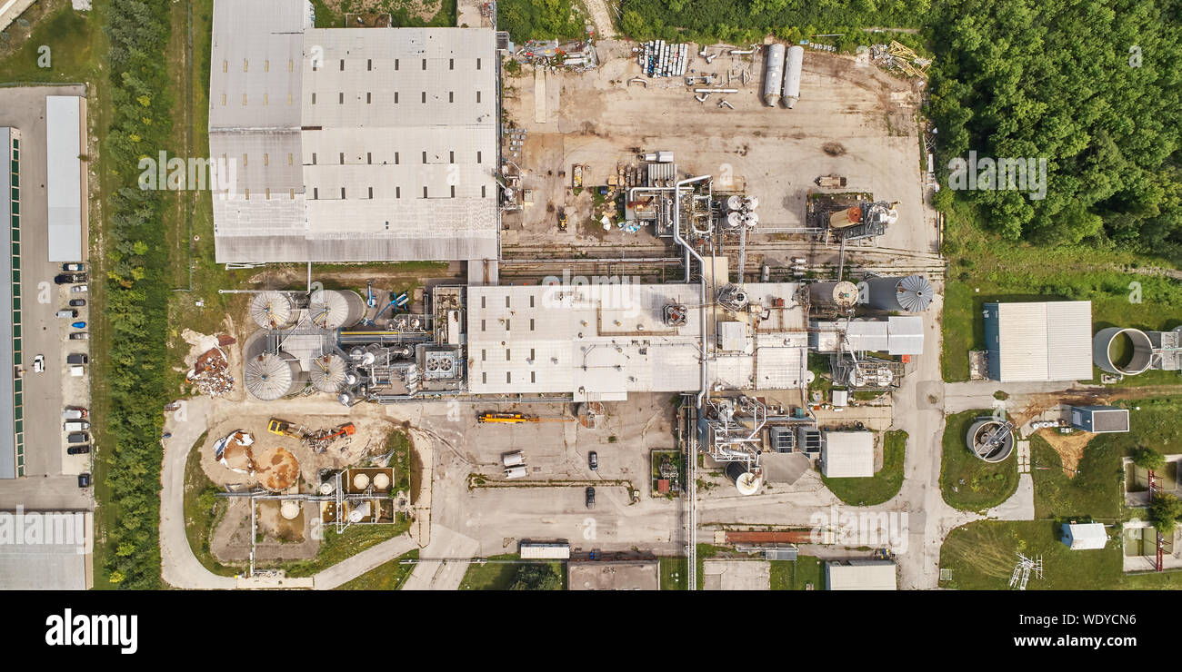 Old methanol production plant Stock Photo - Alamy