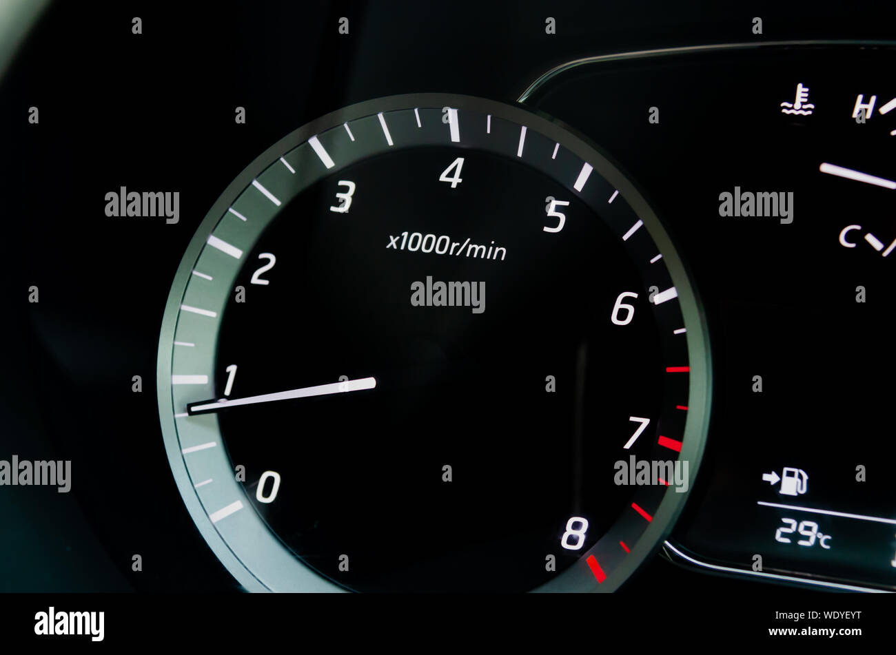 Car speedometer miles hi-res stock photography and images - Alamy