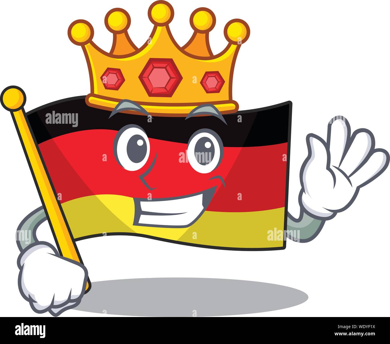 German crown pattern vector hi-res stock photography and images - Alamy