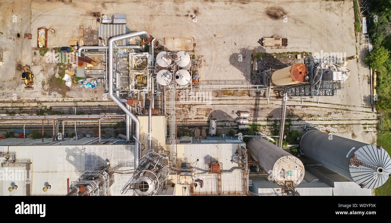 Old methanol production plant Stock Photo - Alamy