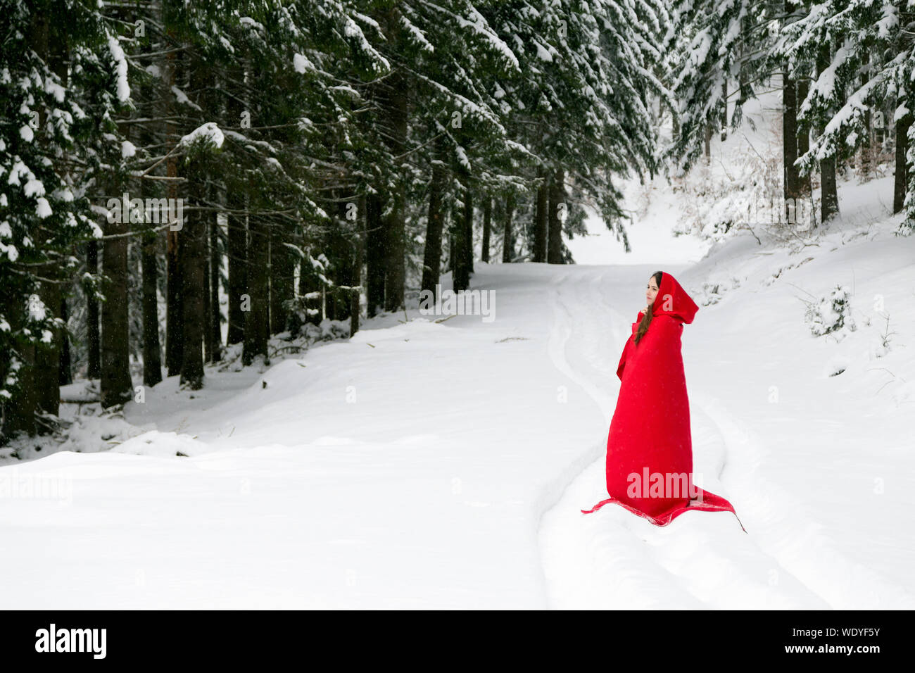 Woman cloak hi-res stock photography and images - Alamy