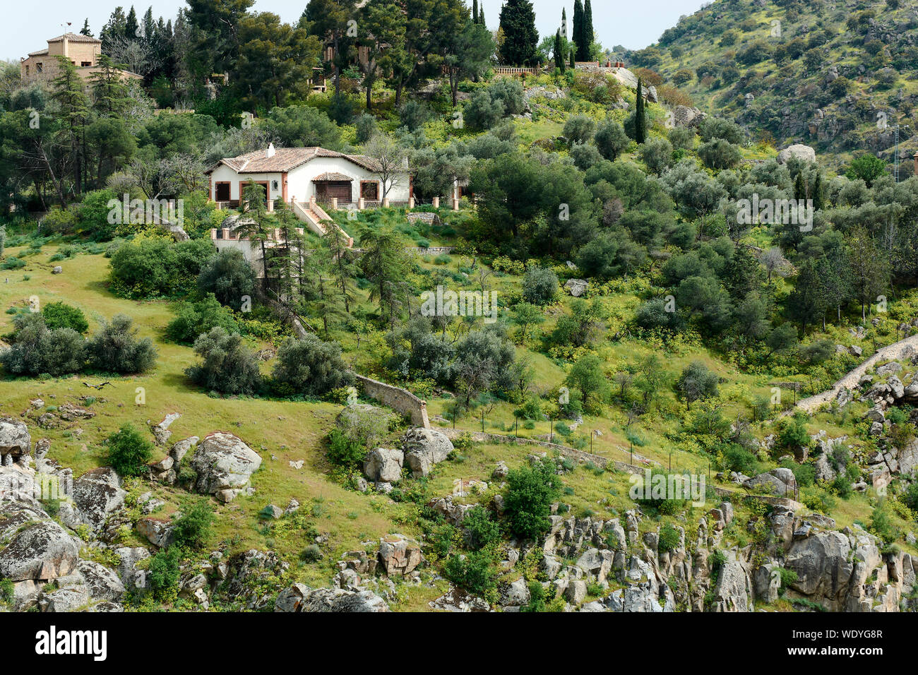 Medieval city toledo next tagus hi-res stock photography and images - Alamy
