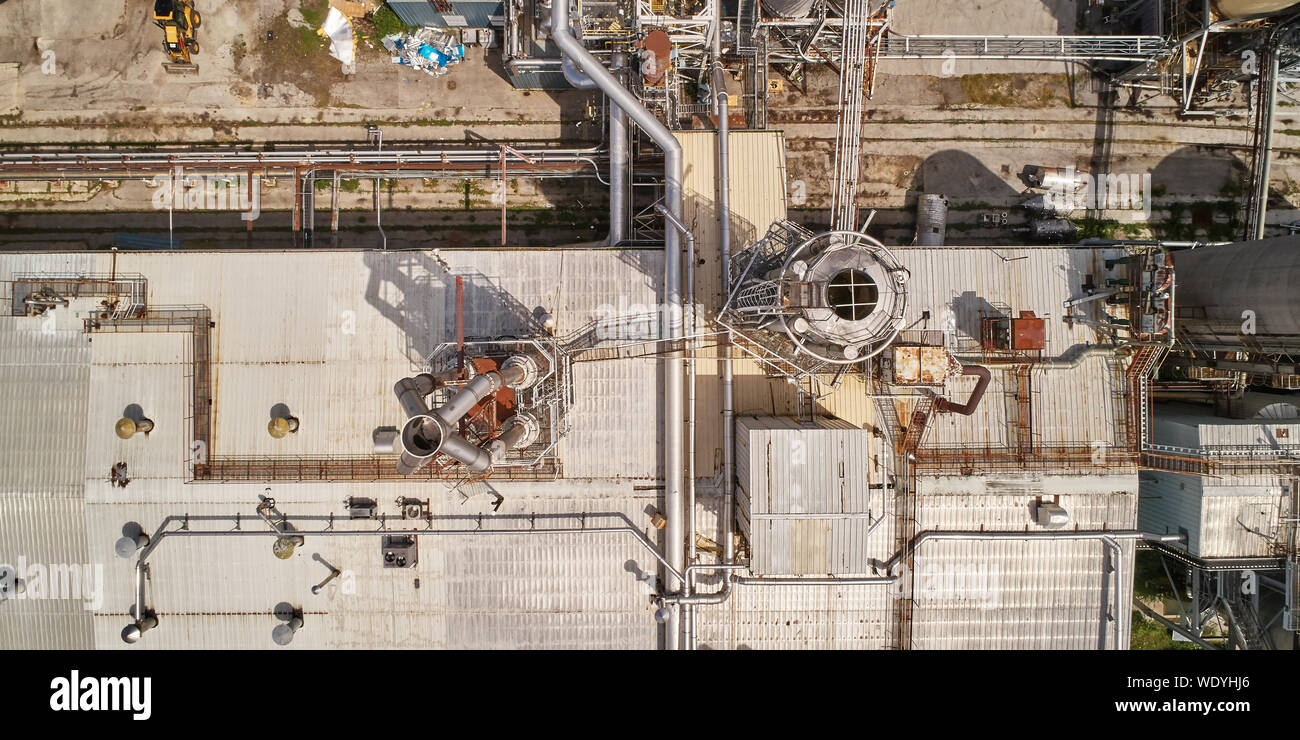 Old methanol production plant Stock Photo - Alamy