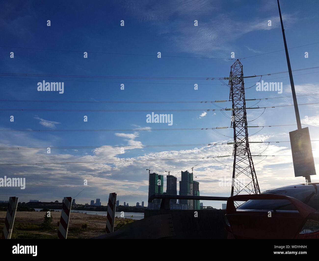 Car pylon hi-res stock photography and images - Alamy
