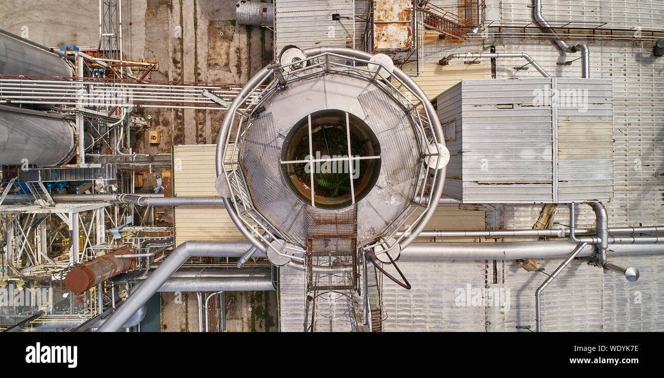 Old methanol production plant Stock Photo - Alamy