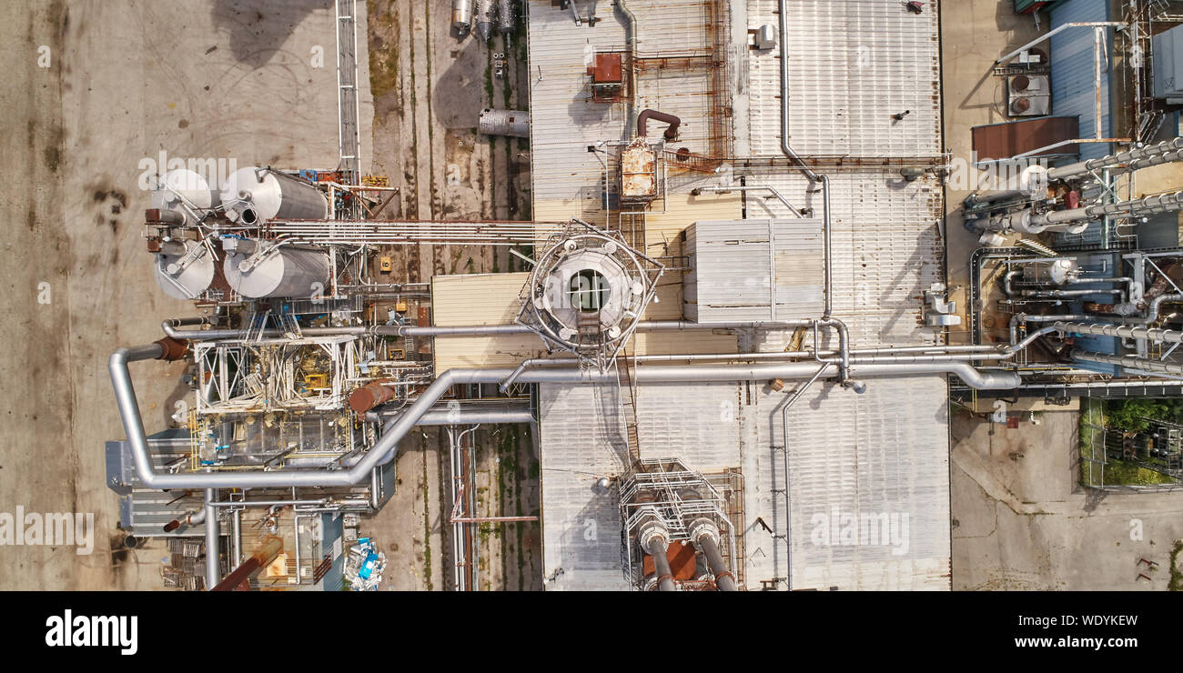 Old methanol production plant Stock Photo - Alamy