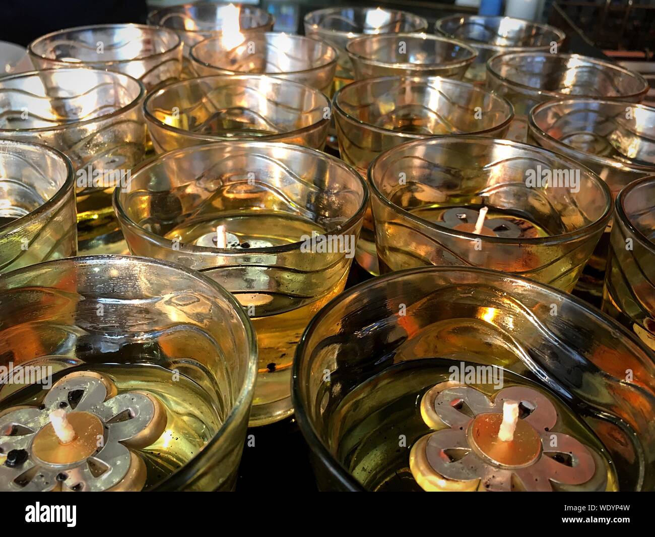 Floating candles in water hi-res stock photography and images - Alamy
