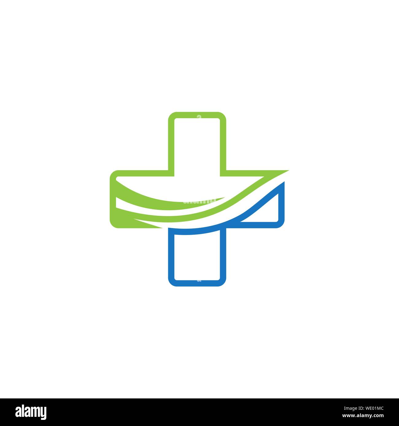 Medical cross graphic design template vector isolated Stock Vector ...