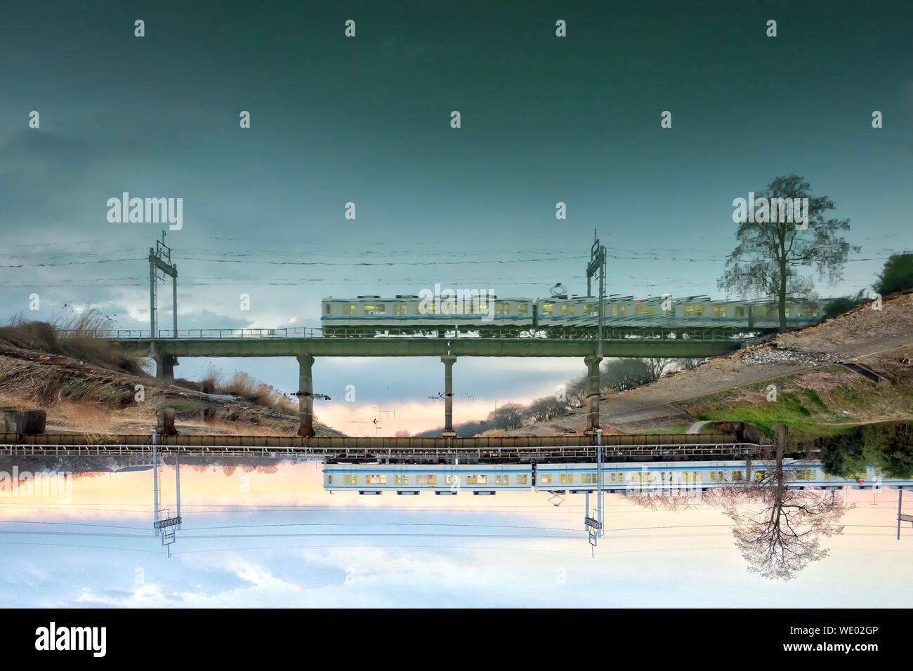 Upside Down Bridge High Resolution Stock Photography and Images - Alamy