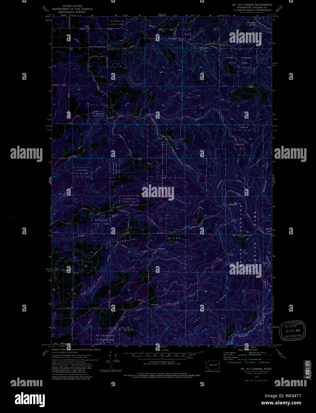 Kit carson map hi-res stock photography and images - Alamy