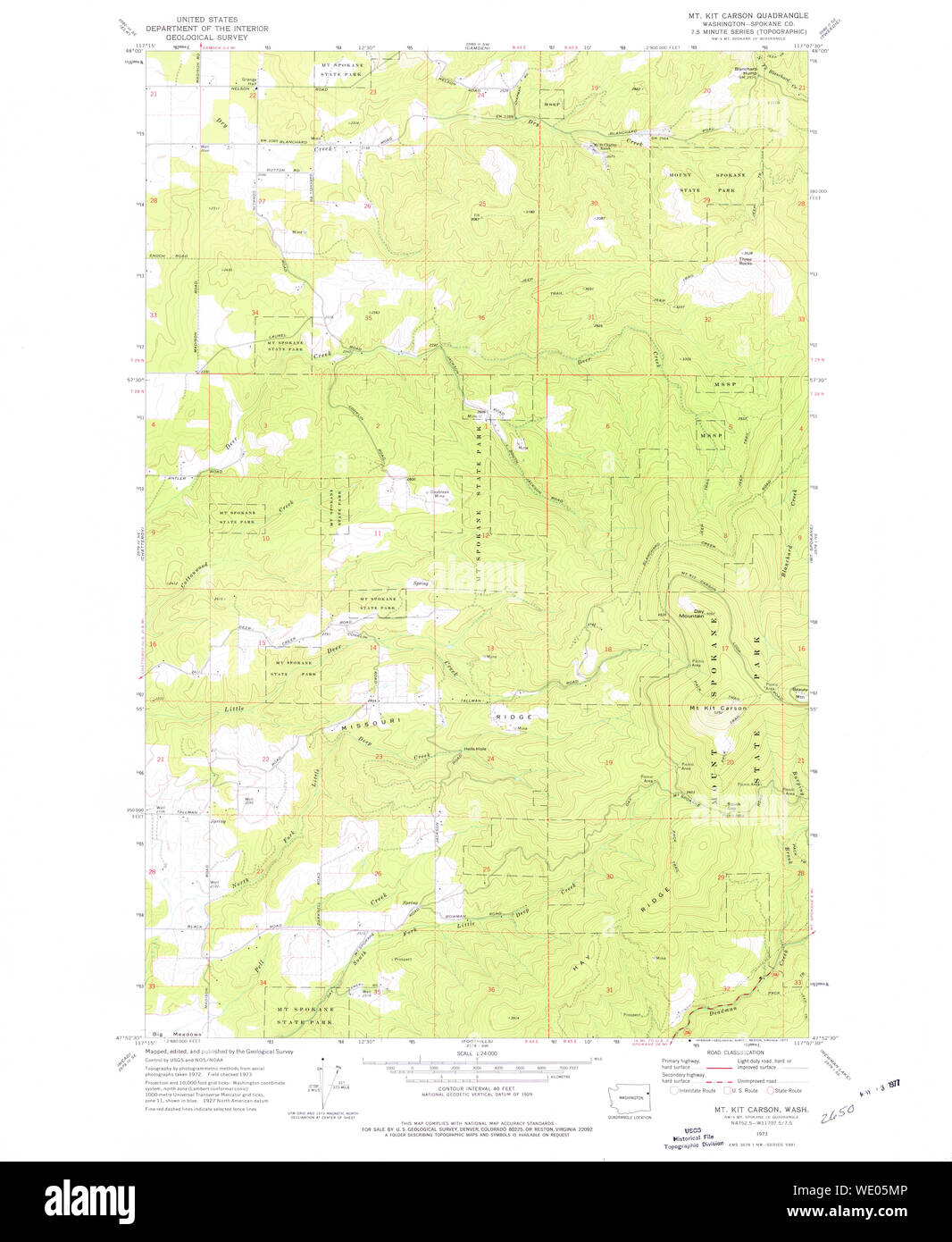 Kit carson map hi-res stock photography and images - Alamy