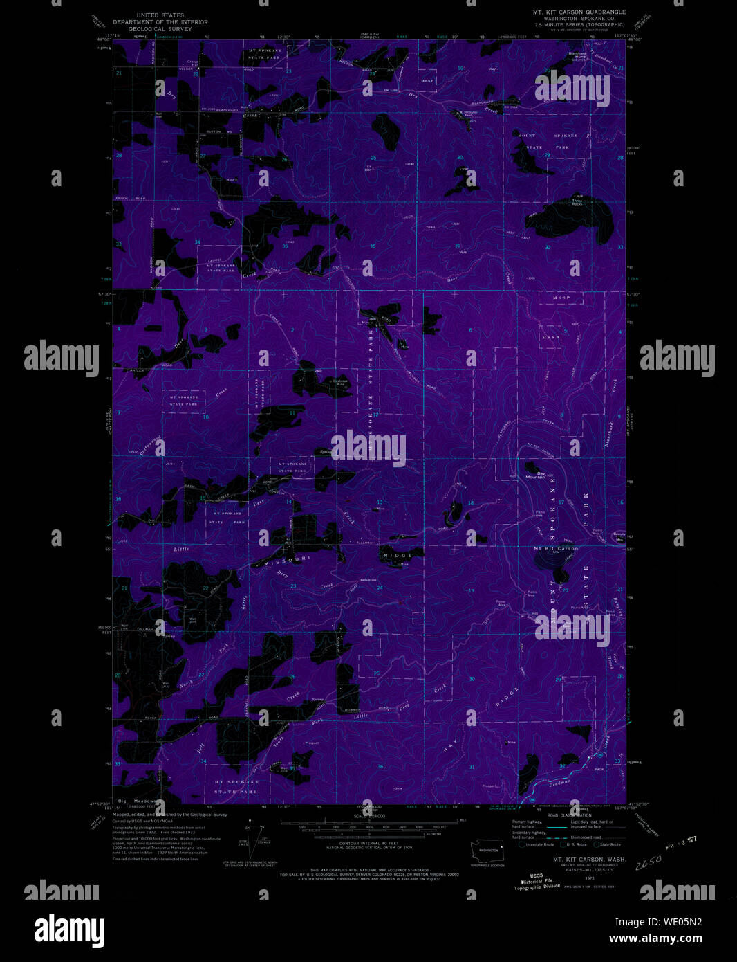 Kit carson map hi-res stock photography and images - Alamy