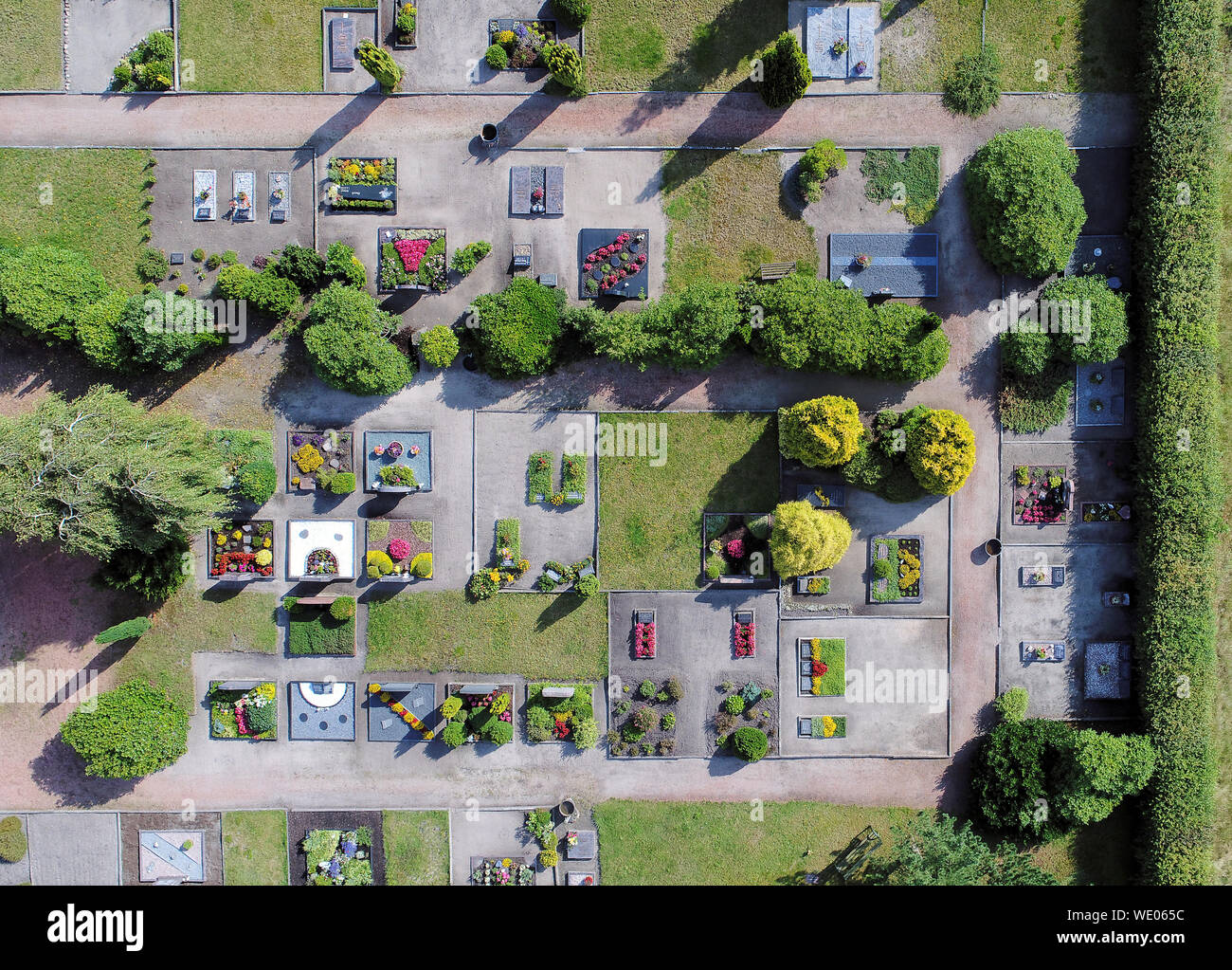 Aerial View Of Graveyard High Resolution Stock Photography and Images ...