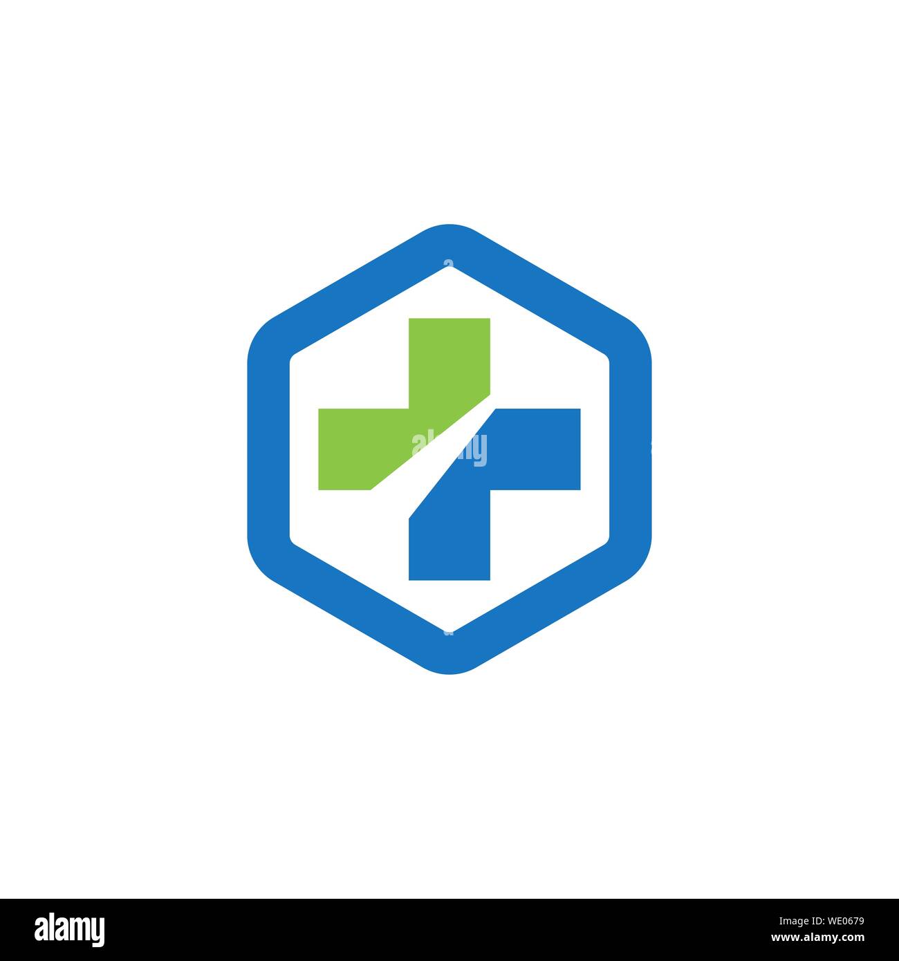 Medical cross graphic design template vector isolated Stock Vector ...