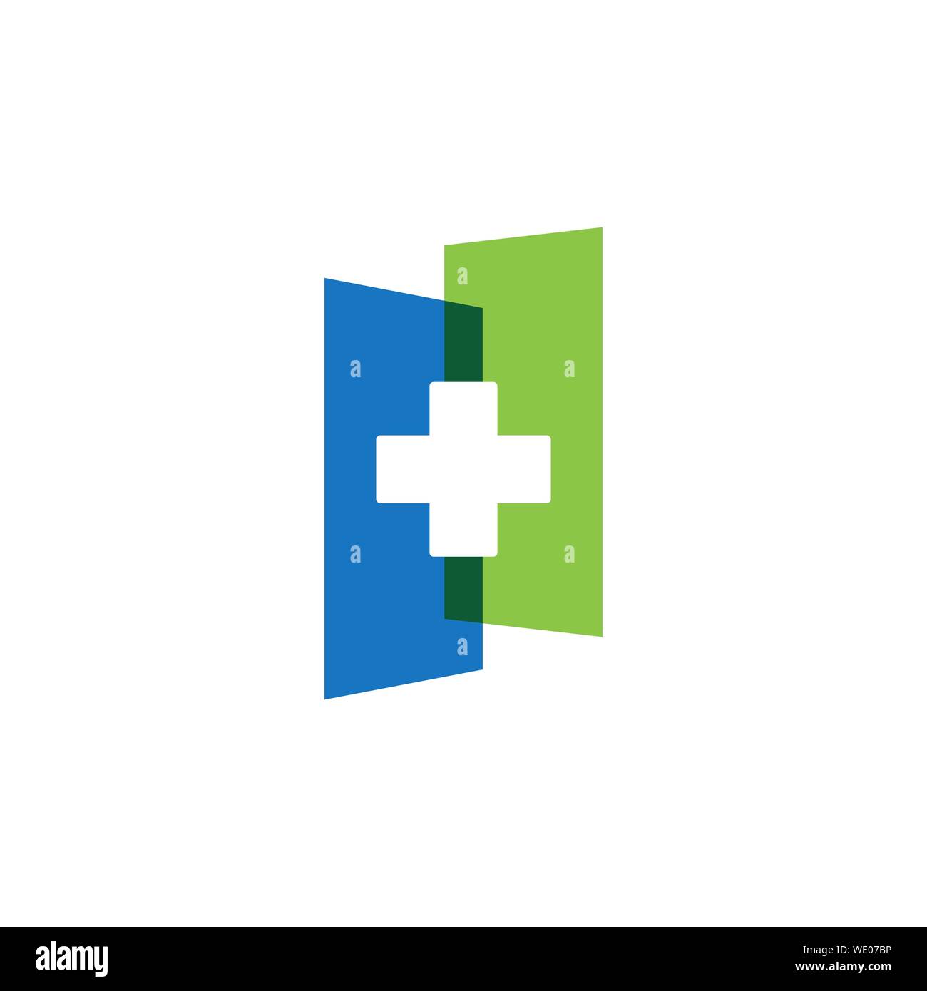 Medical cross graphic design template vector isolated Stock Vector ...