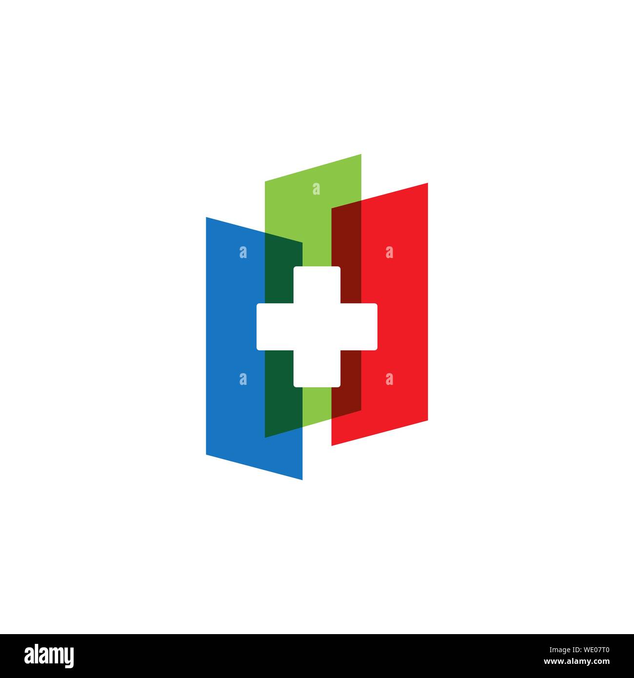 Medical cross graphic design template vector isolated Stock Vector ...