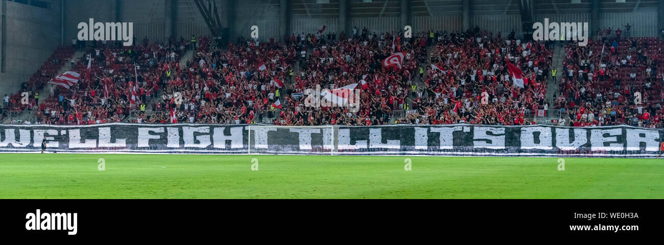 BEER SHEVA, Israel. 29th Aug, 2019. football, Play offs Europa league ...