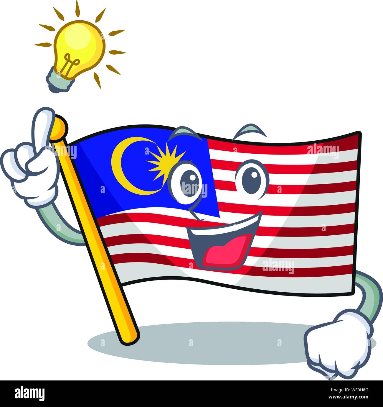 Have an idea malaysia mascot flag kept in cupboard Stock Vector Image ...