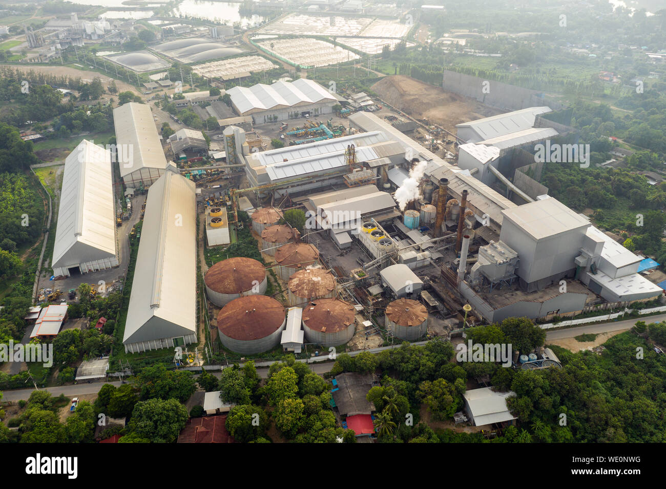 Sugarcane processing plant refinery hi-res stock photography and images ...