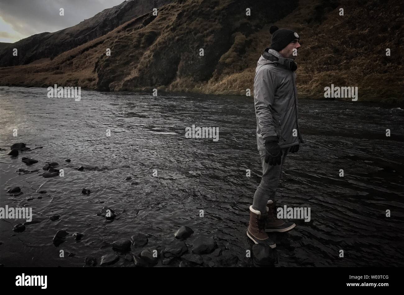 Man standing in river hi-res stock photography and images - Alamy