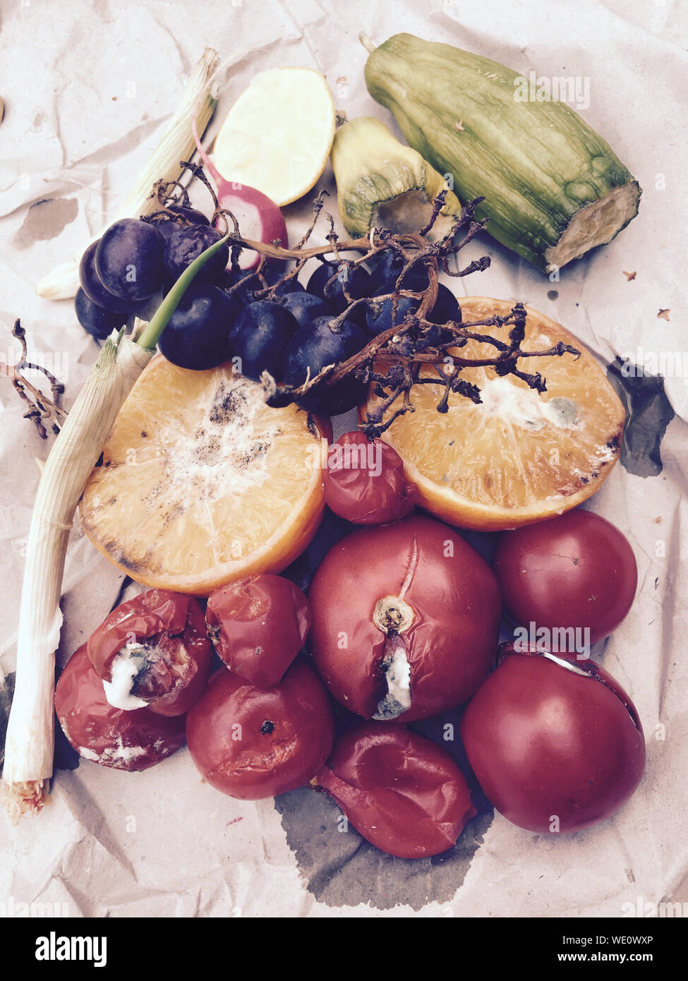 Mouldy fruit vegetables hi-res stock photography and images - Alamy