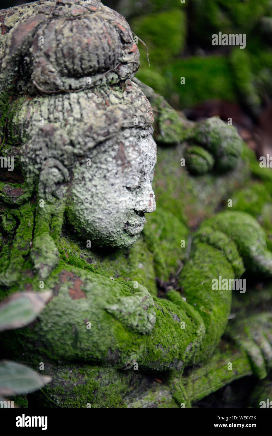 Moss covered statue hi-res stock photography and images - Alamy