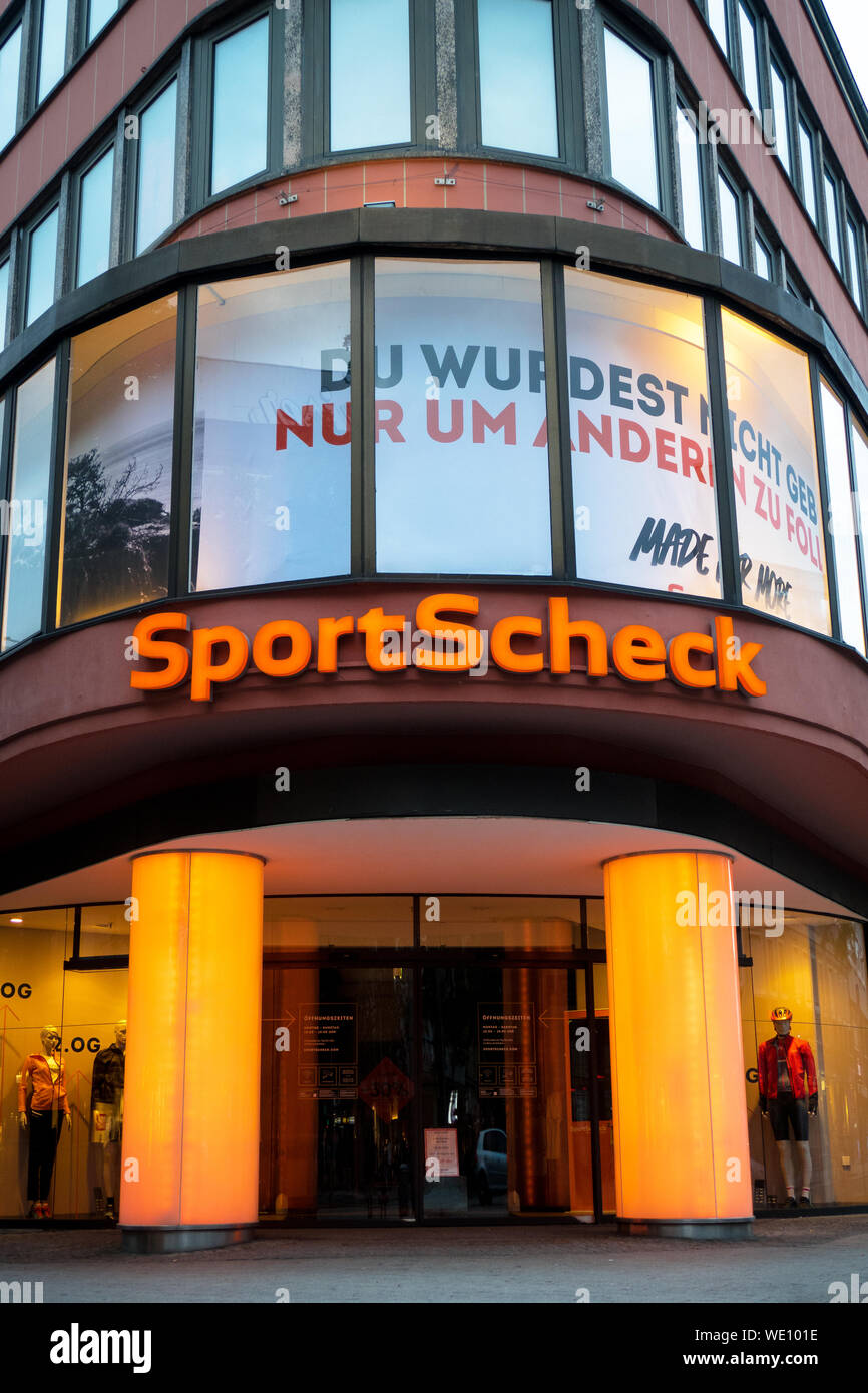 Famous retailer for shoes, devices and sportswear called Sportscheck ...