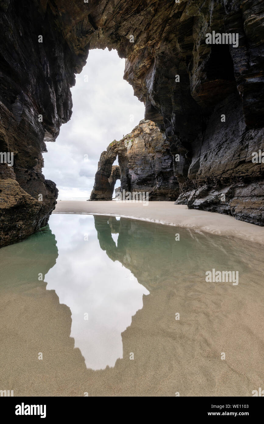 Catedrales beach (Ribadeo - Lugo - Spain Stock Photo - Alamy