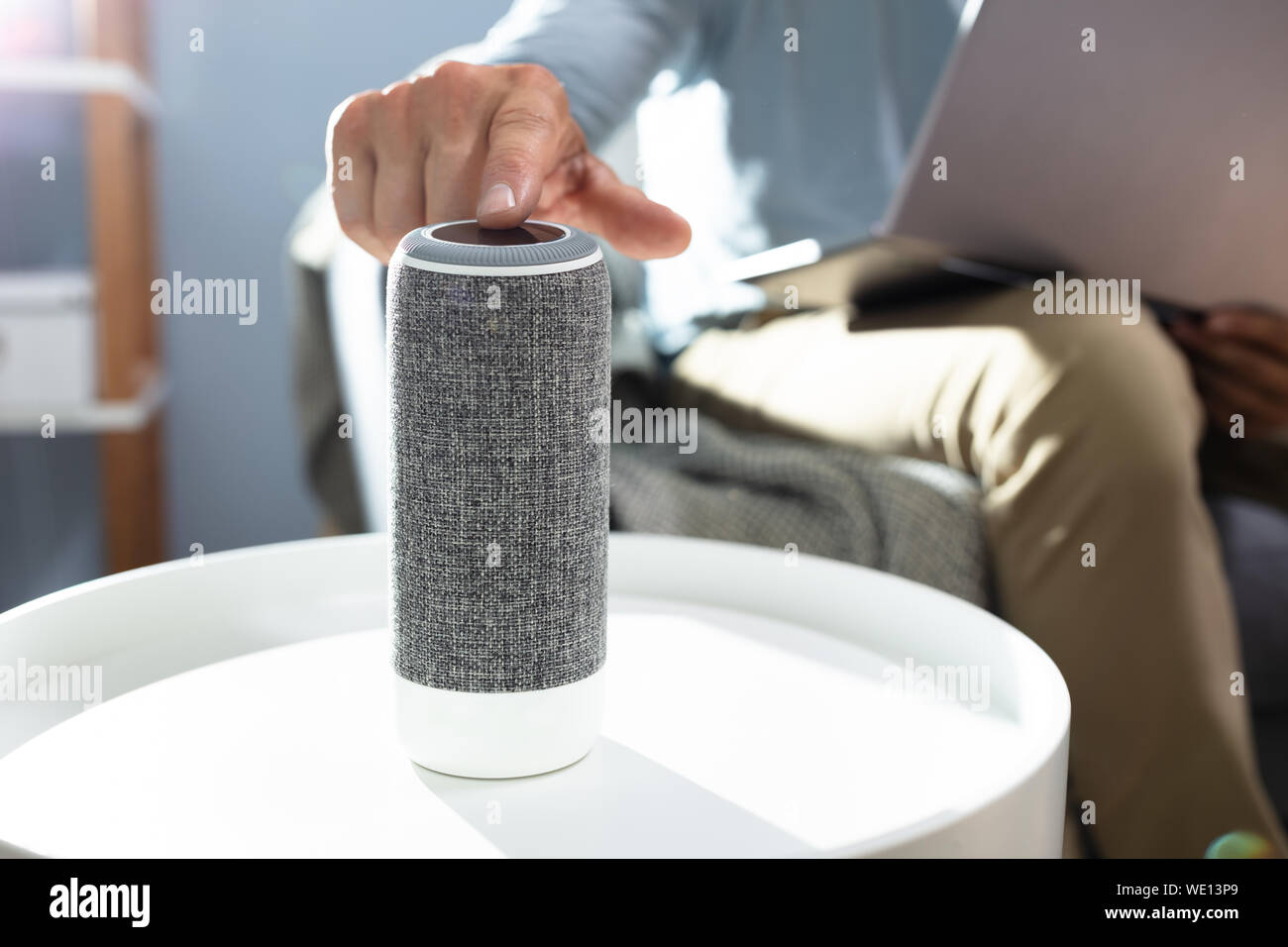 Man pressing notebook laptop computer hi-res stock photography and ...