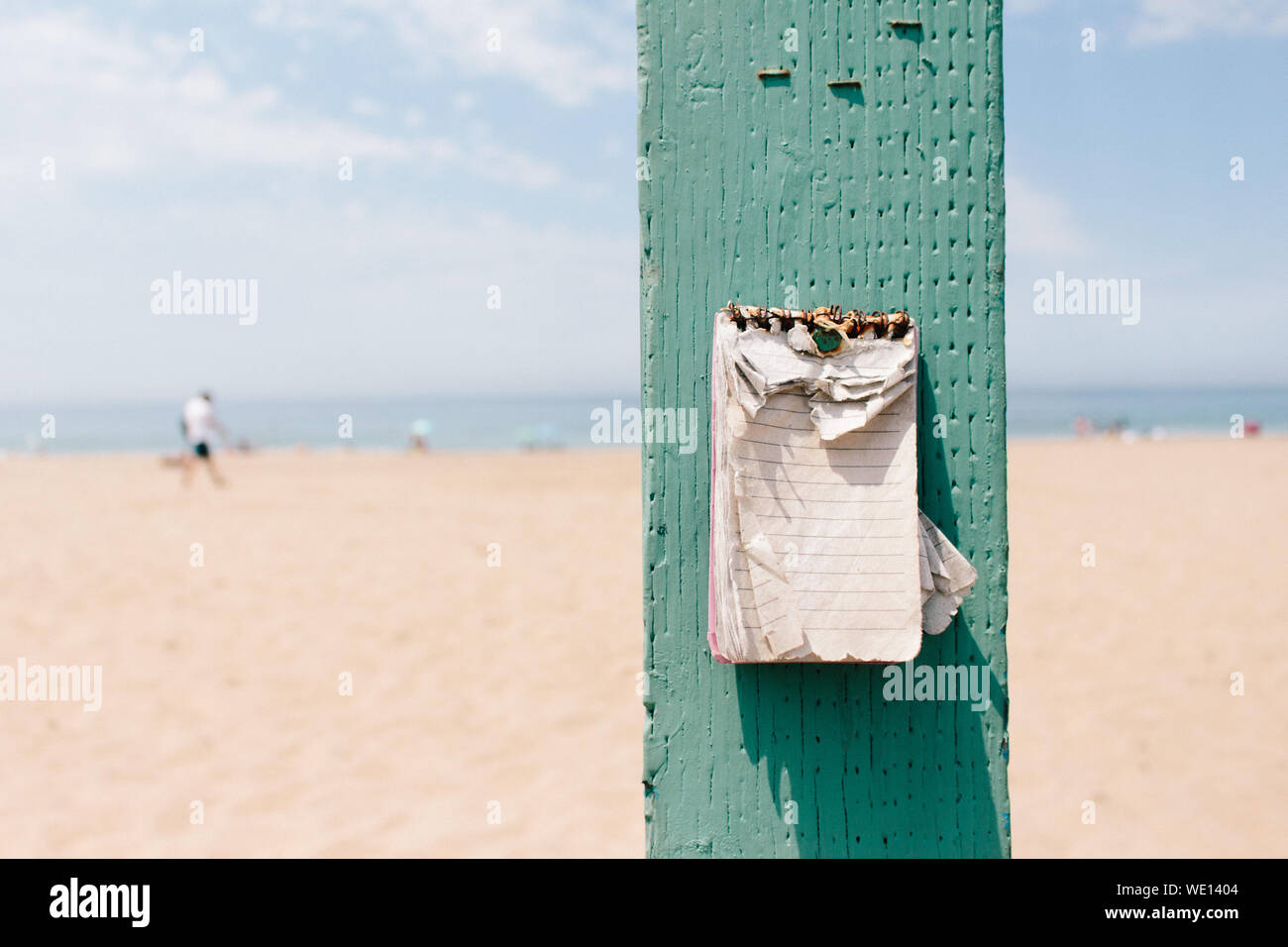 Torn spiral notebook paper hi-res stock photography and images - Alamy