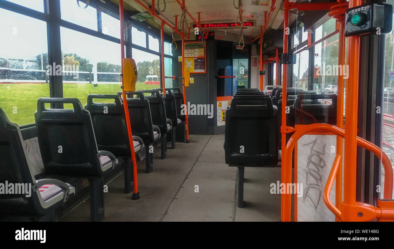 Empty Bus Seat High Resolution Stock Photography and Images - Alamy