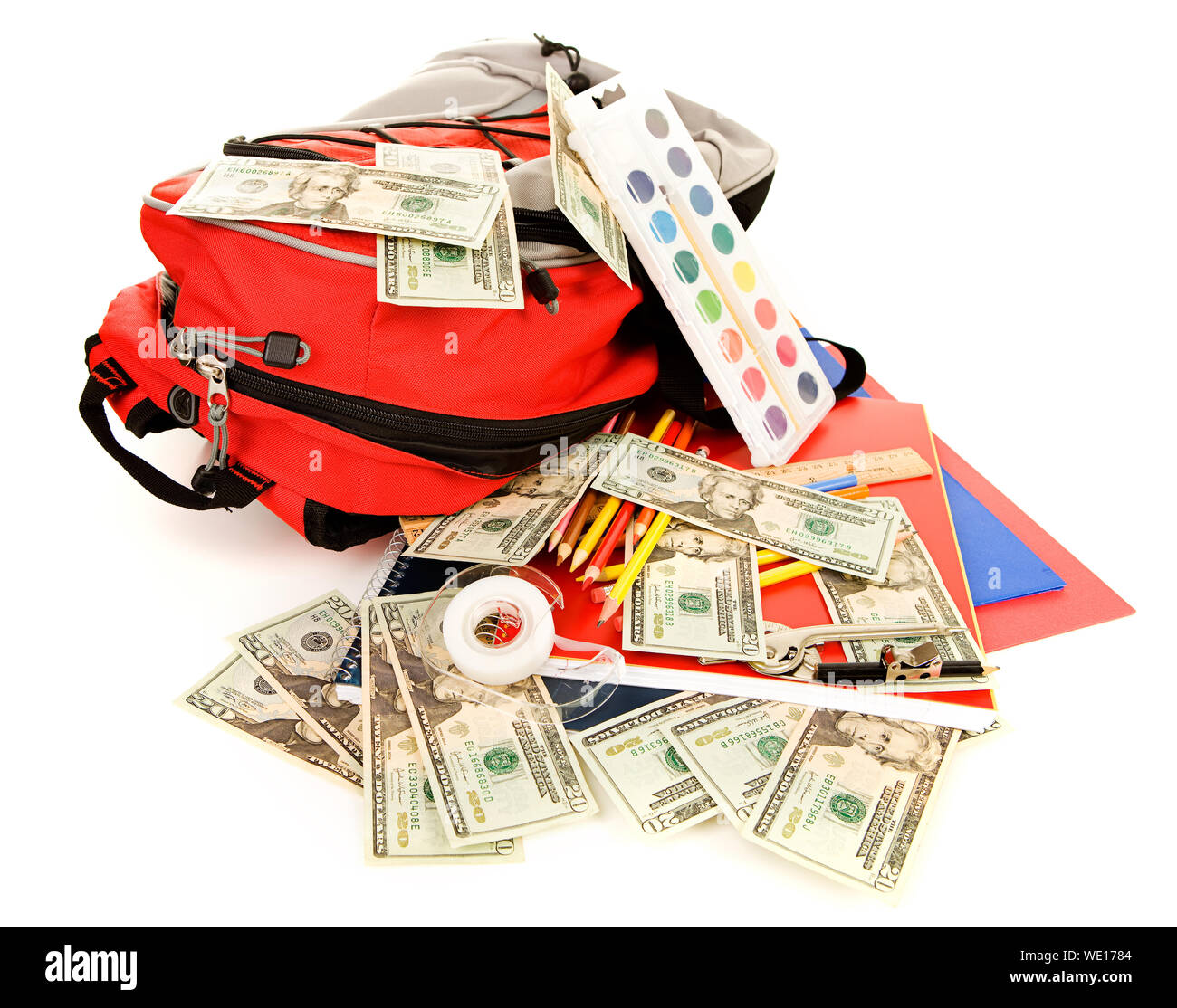 Money out paper bag hi-res stock photography and images - Alamy