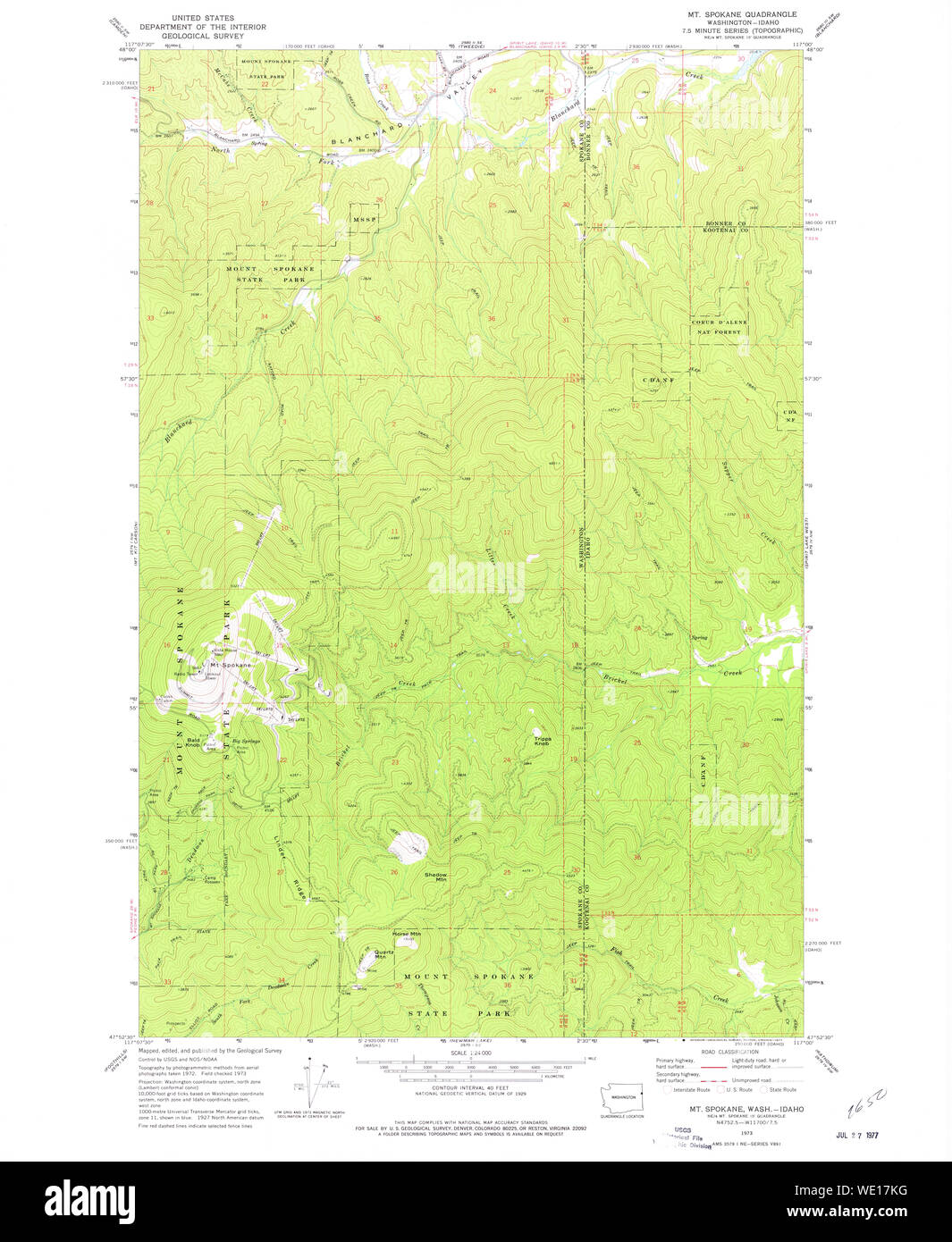 Mt spokane washington hi-res stock photography and images - Alamy